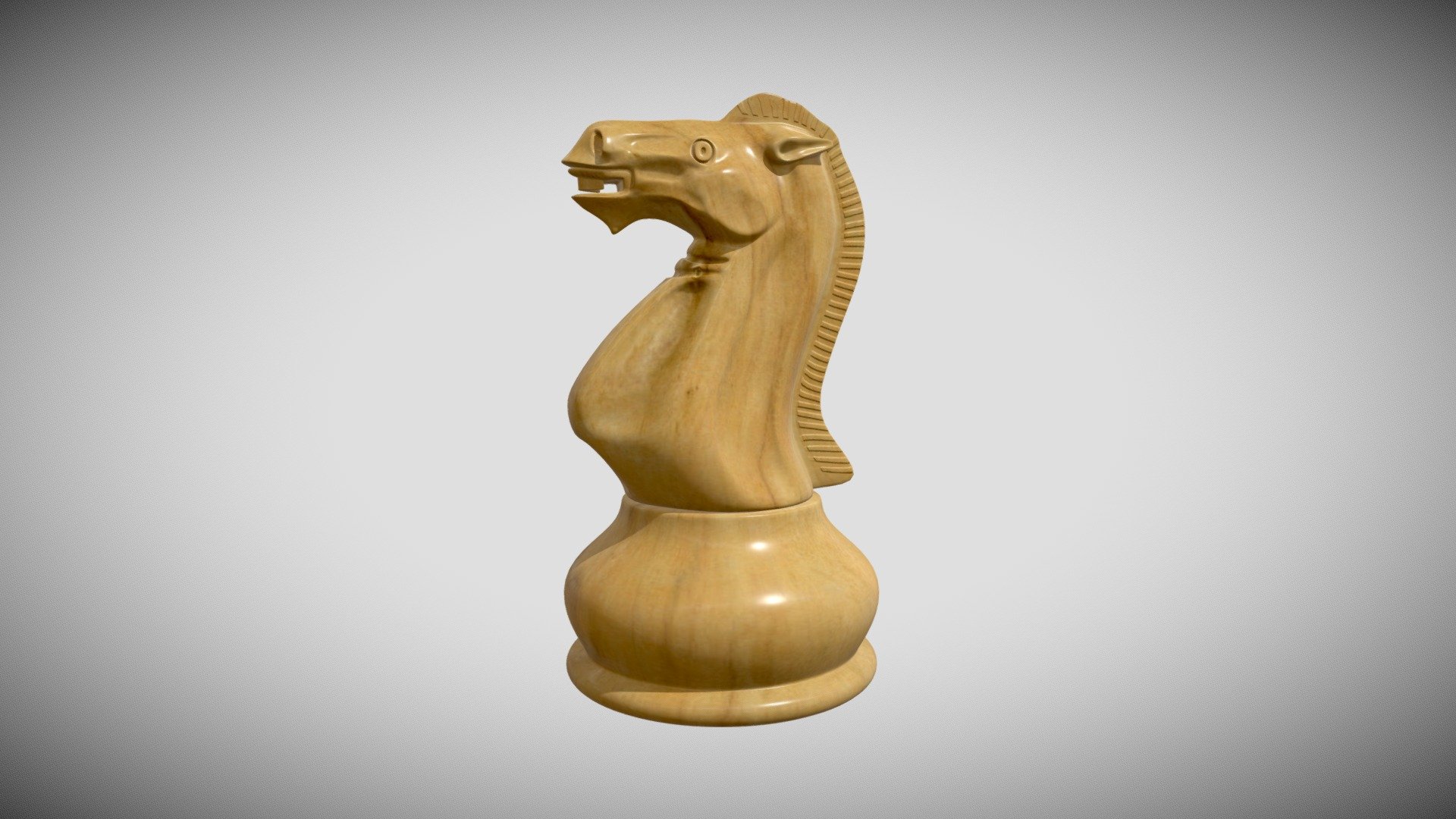 Chess_knight - 3D model by VOID (@Marv42) [55bec36] - Sketchfab