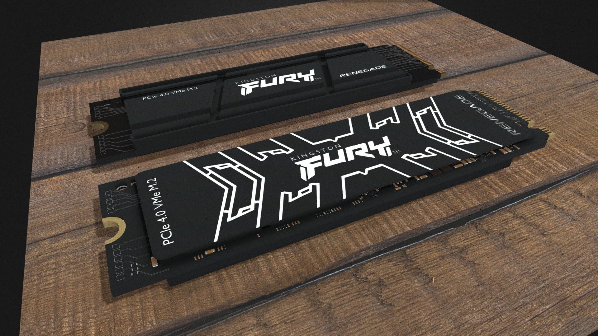 SSD Kingston Fury - 3D model by ldphu07 [55bf3cf] - Sketchfab