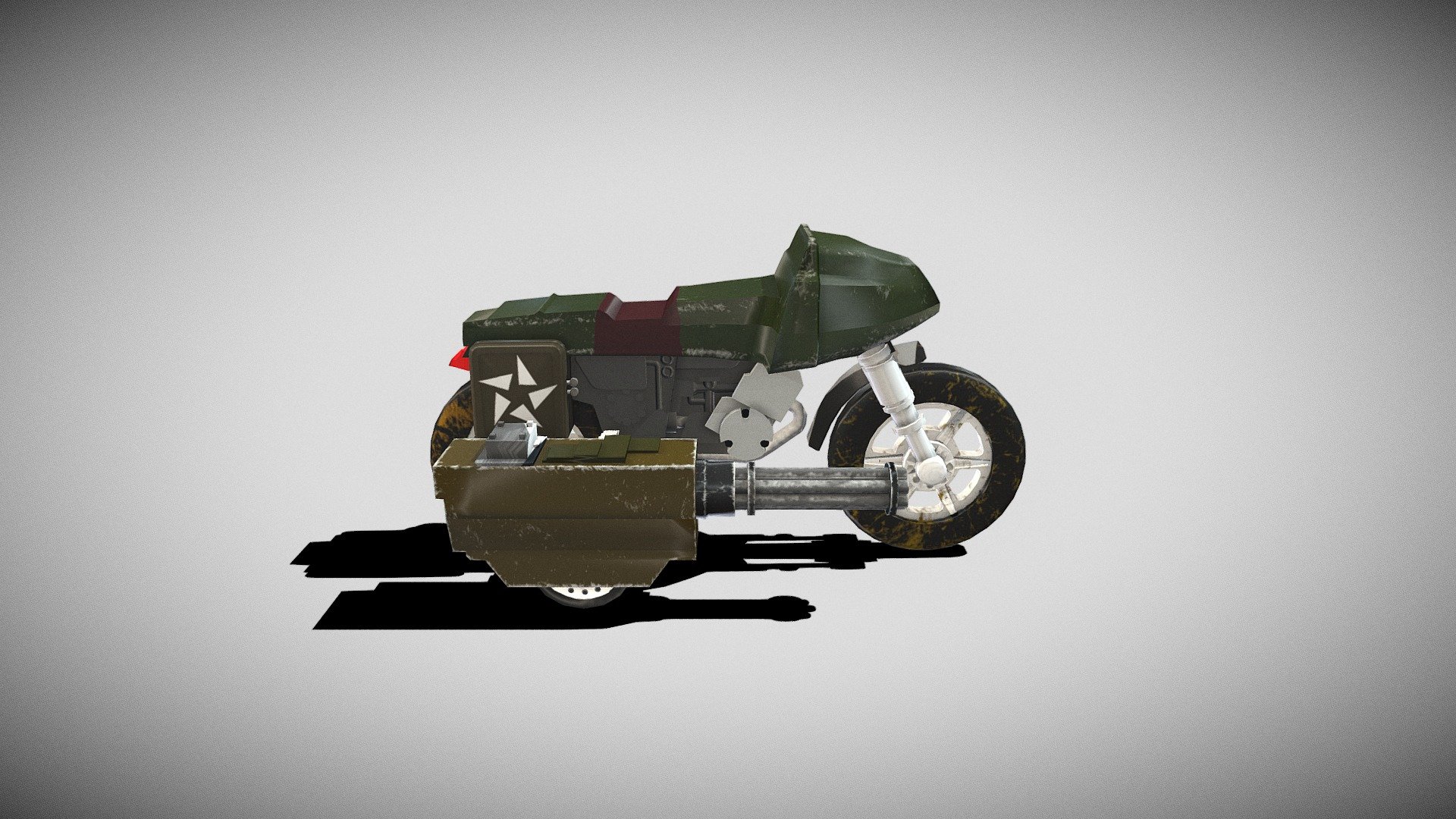 motorcycle - 3D model by Simone Battiston (@Simone_Battiston_S7 ...