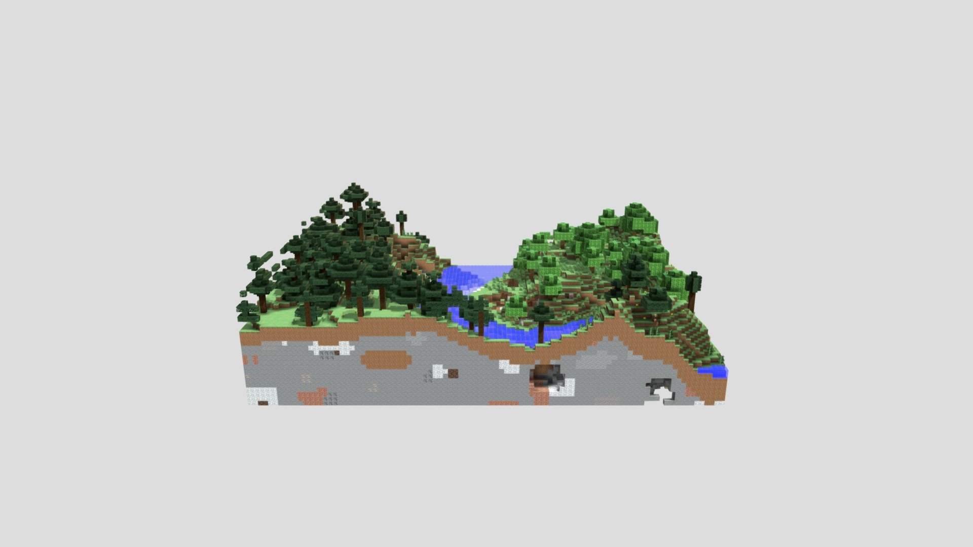 Test of mineways - 3D model by geckoanimations (@purplegecko) [55c16df ...