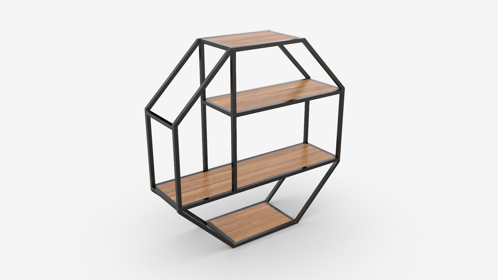 Wall shelf Seaford octagonal - Buy Royalty Free 3D model by HQ3DMOD ...