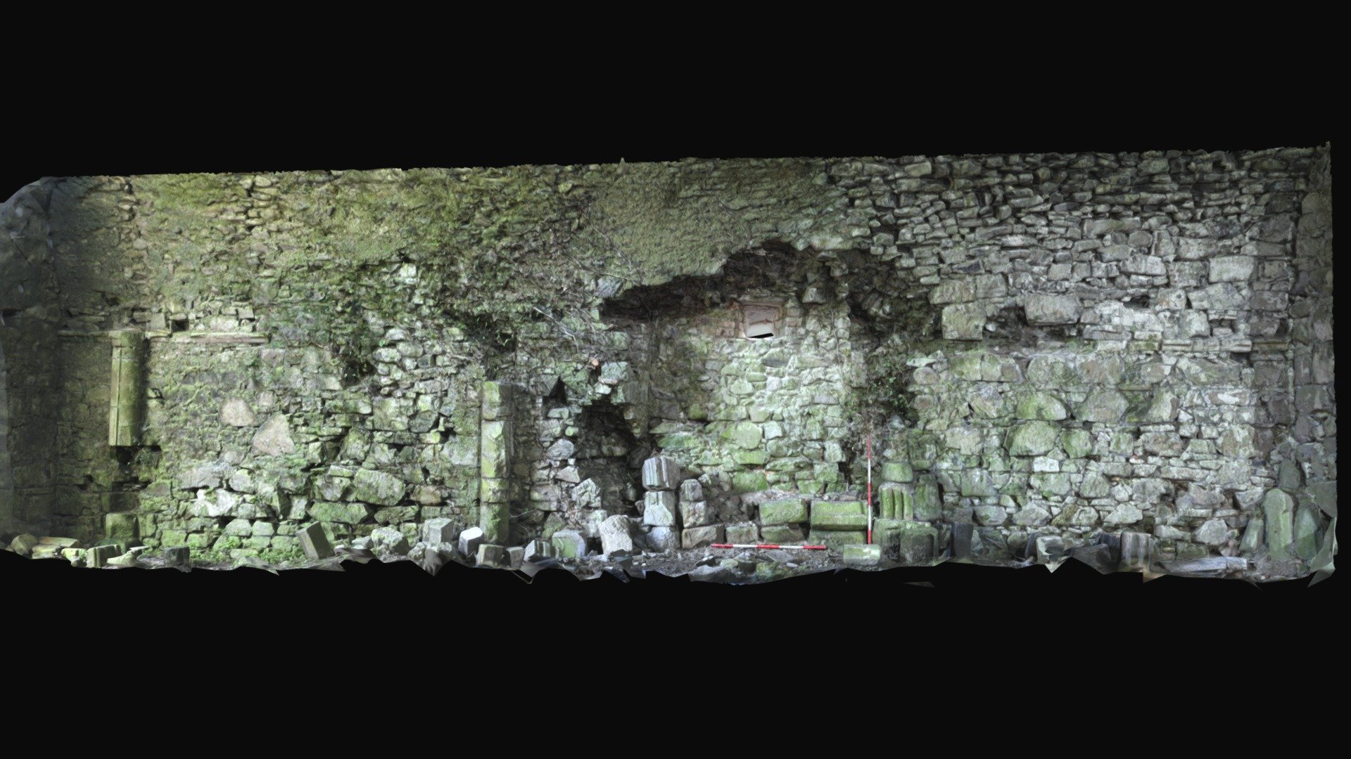 Killeigh Friary South Wall Internal Face - Download Free 3D model by ...