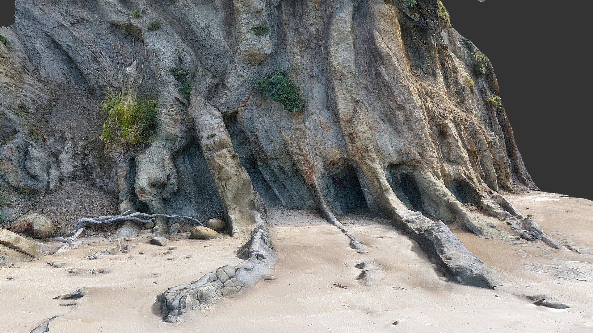 Sea cliffs 2 - Download Free 3D model by b_nealie [55c43cf] - Sketchfab