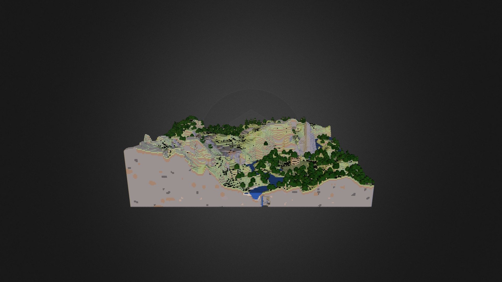 MineMaptest1 - 3D model by turdoftheweek [55c5fea] - Sketchfab