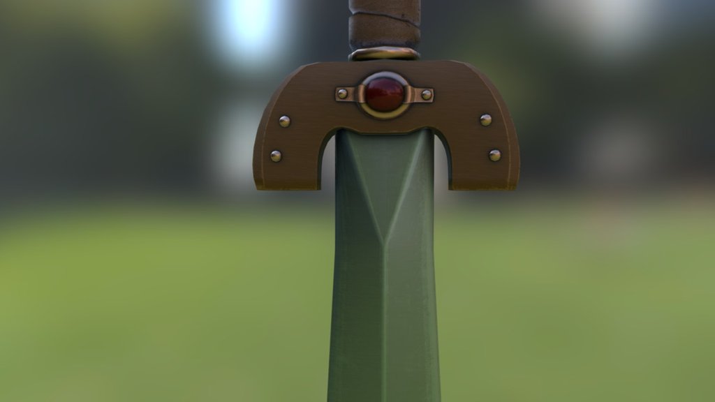 Kokiri Sword - 3D model by Kevin Montouchet (@volfox) [55c7705] - Sketchfab