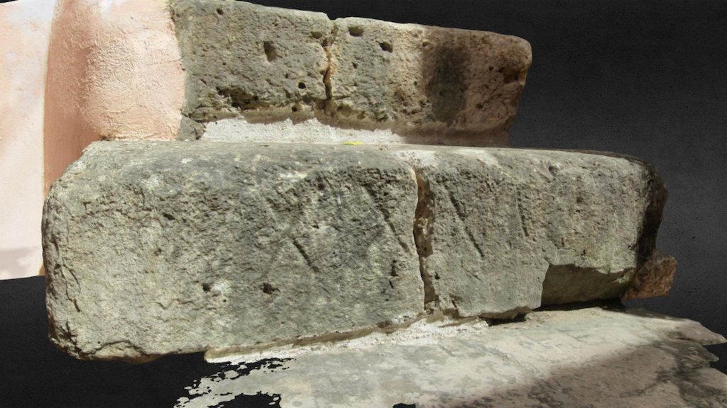 numbered stones of Roman theater.Terracina,italy - Download Free 3D ...