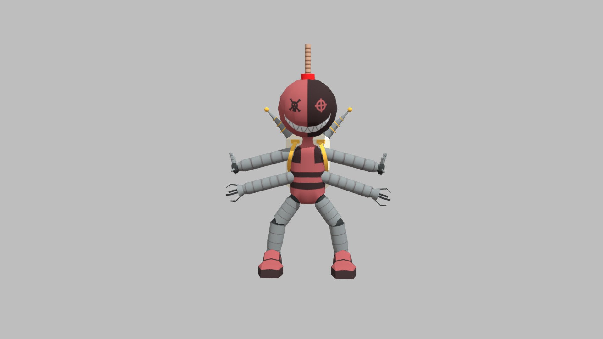 Bomb Boss - 3D model by Jsheeler [55cae42] - Sketchfab
