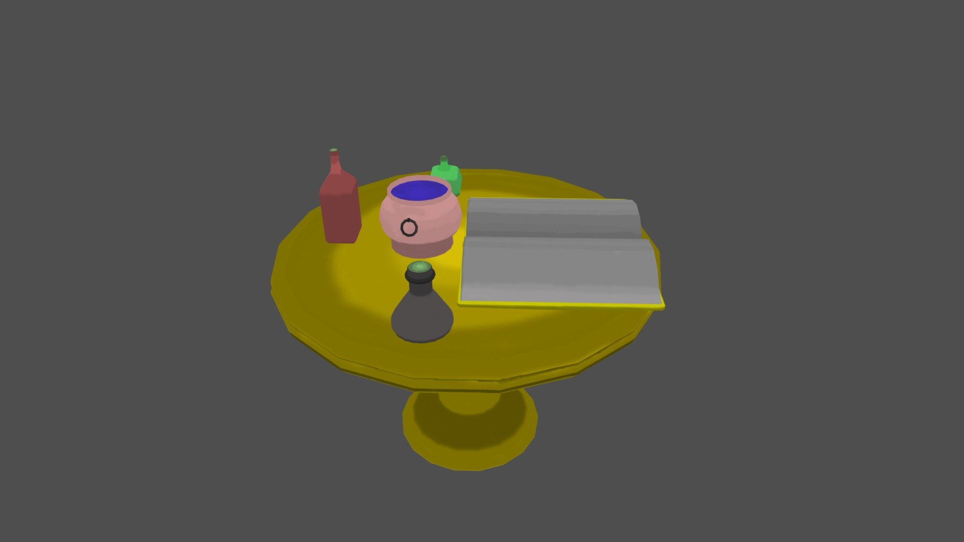 Alchemy Table - 3D model by danielclarke [55cba3a] - Sketchfab