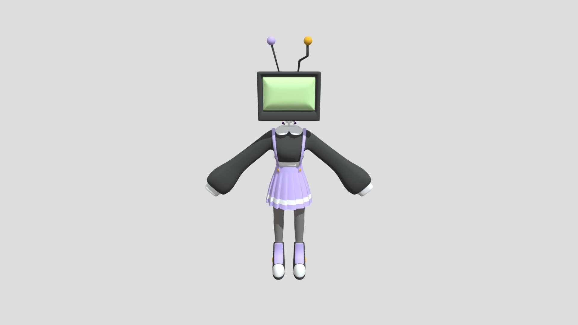 TV Girl - 3D model by fommi [55ccbae] - Sketchfab