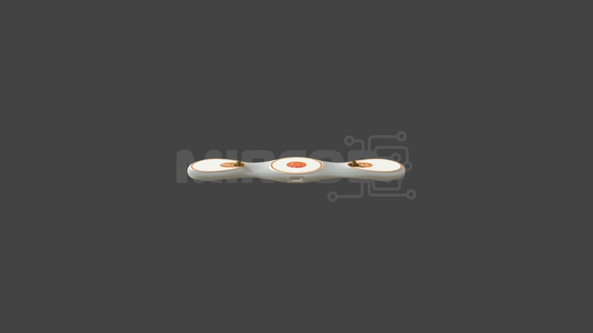 ECG wireless single-use 3 channel patch. - 3D model by Mircod [55cda5e ...