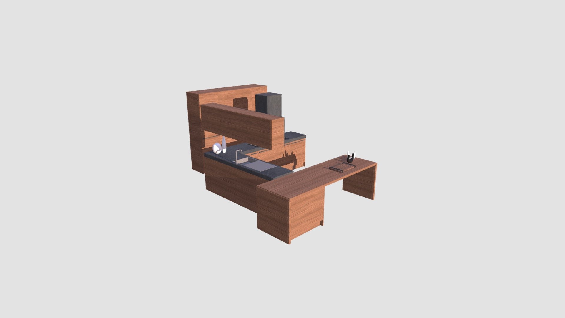 kitchen - Buy Royalty Free 3D model by Evermotion [55ce171] - Sketchfab ...