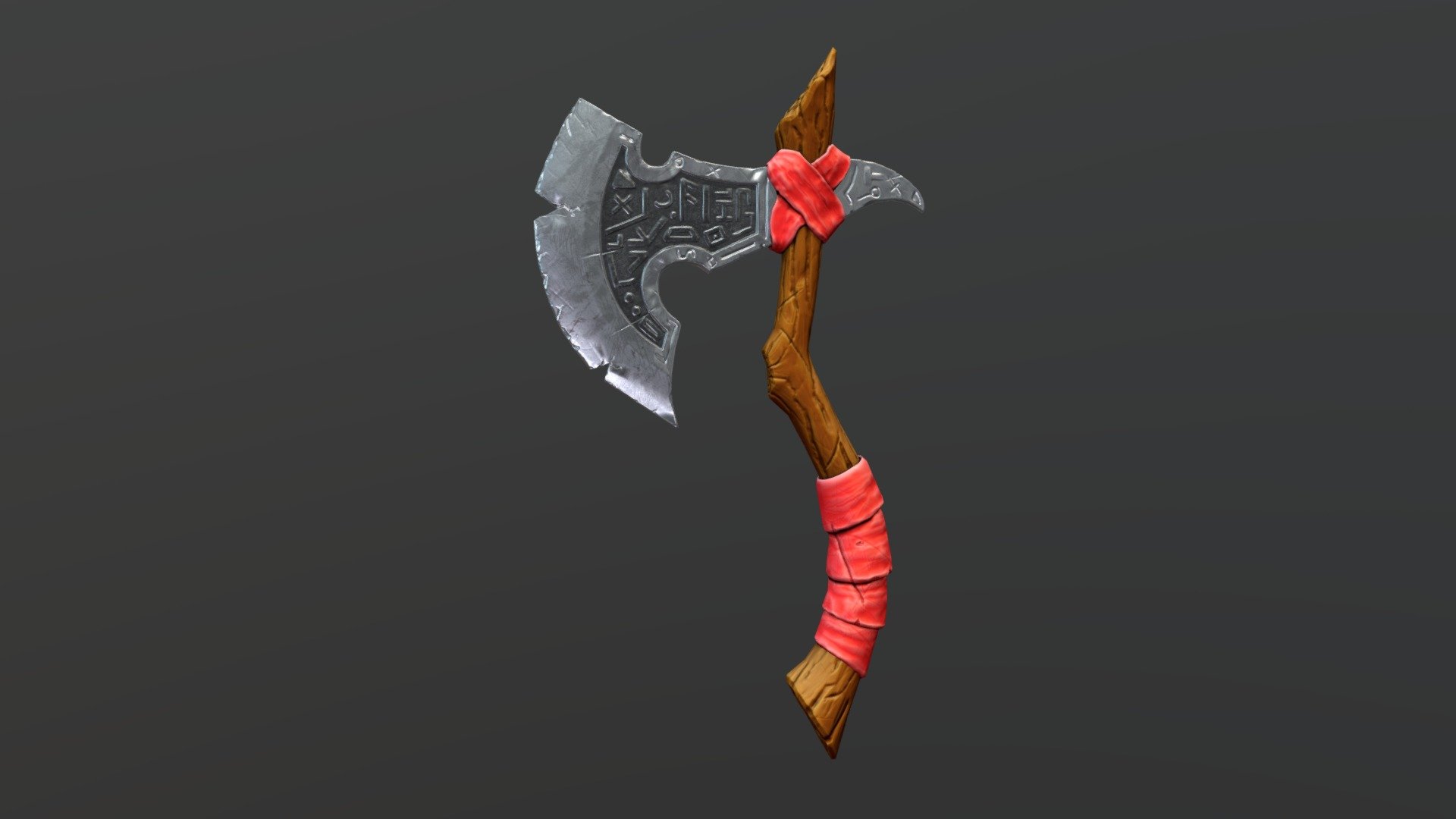 Stylized Axe - 3D model by kythuschan [55cf72b] - Sketchfab