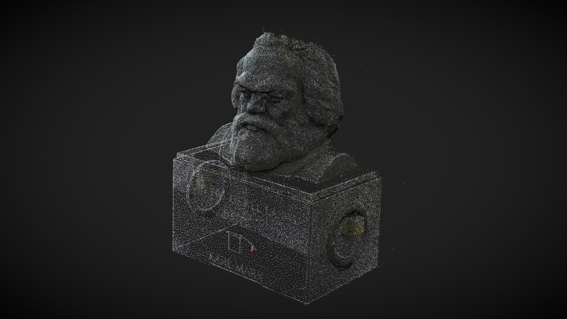 Monument to Karl Marx, Highgate Cemetery, London - 3D model by Thomas ...