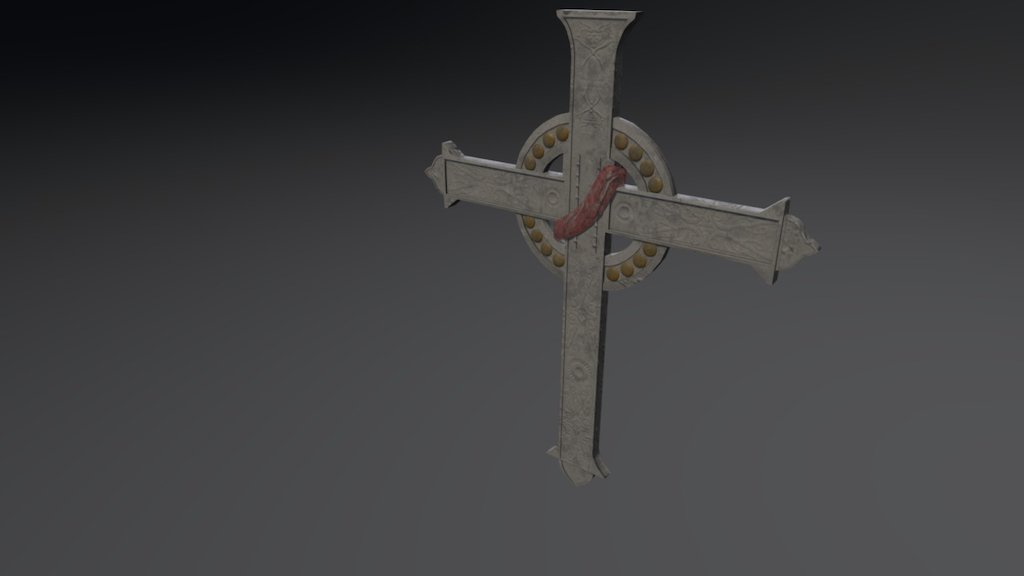 Cross - 3D model by James Morris (@blondfro) [55d0fd7] - Sketchfab