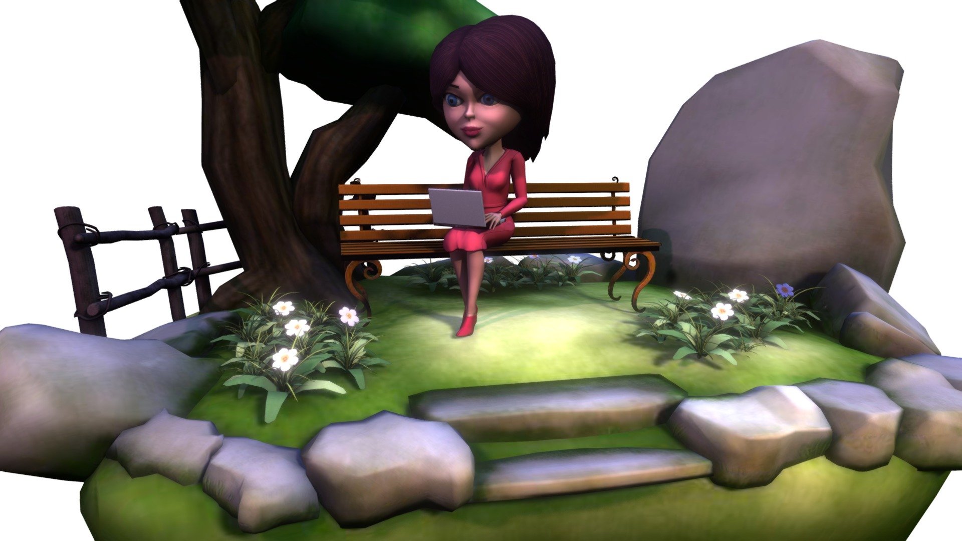 Rani EN - 3D model by Sumeet Arora (@ls.rightbrain) [55d1267] - Sketchfab