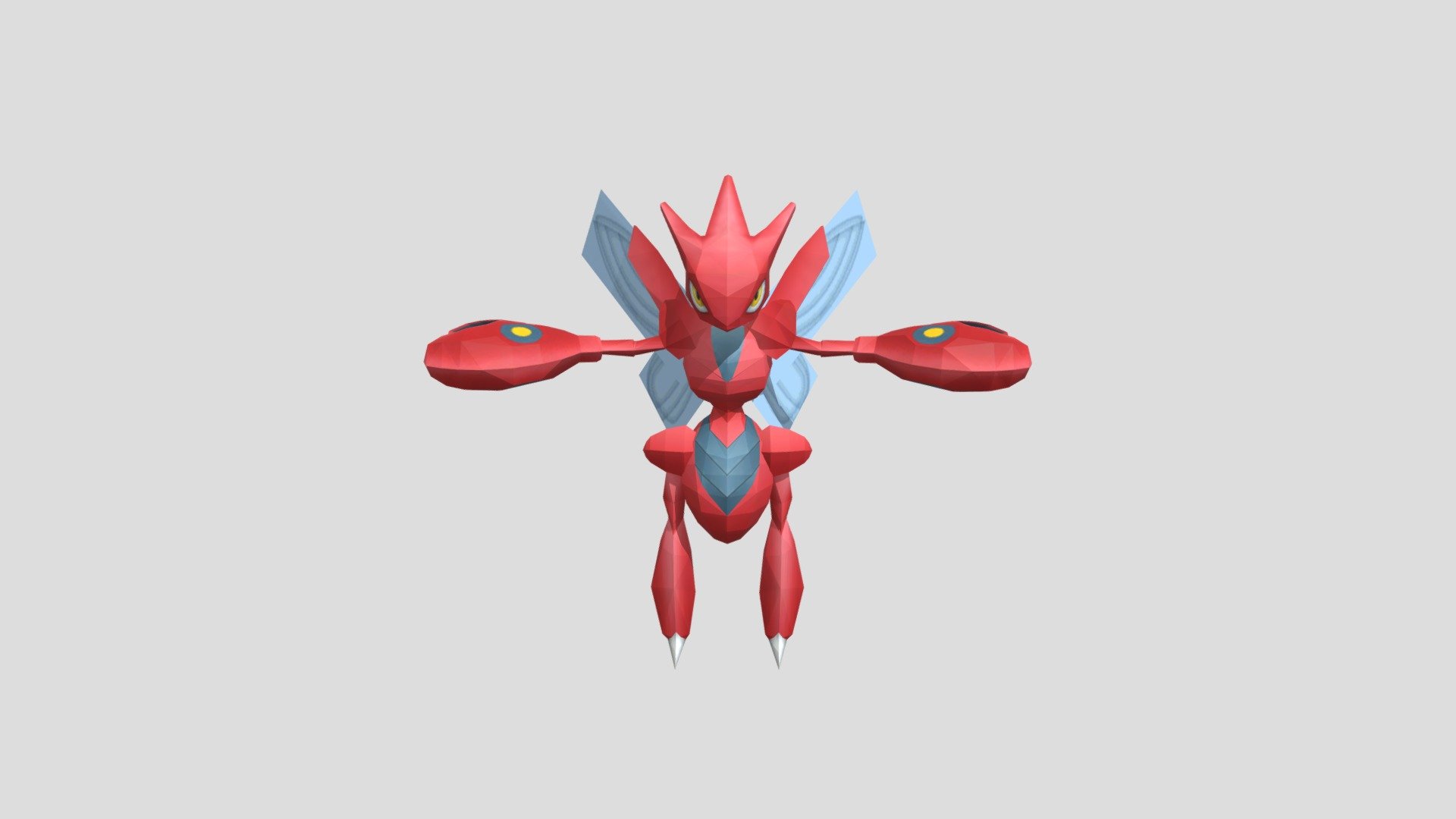 Scizor - Download Free 3D model by nguyenlouis32 [55d1a69] - Sketchfab