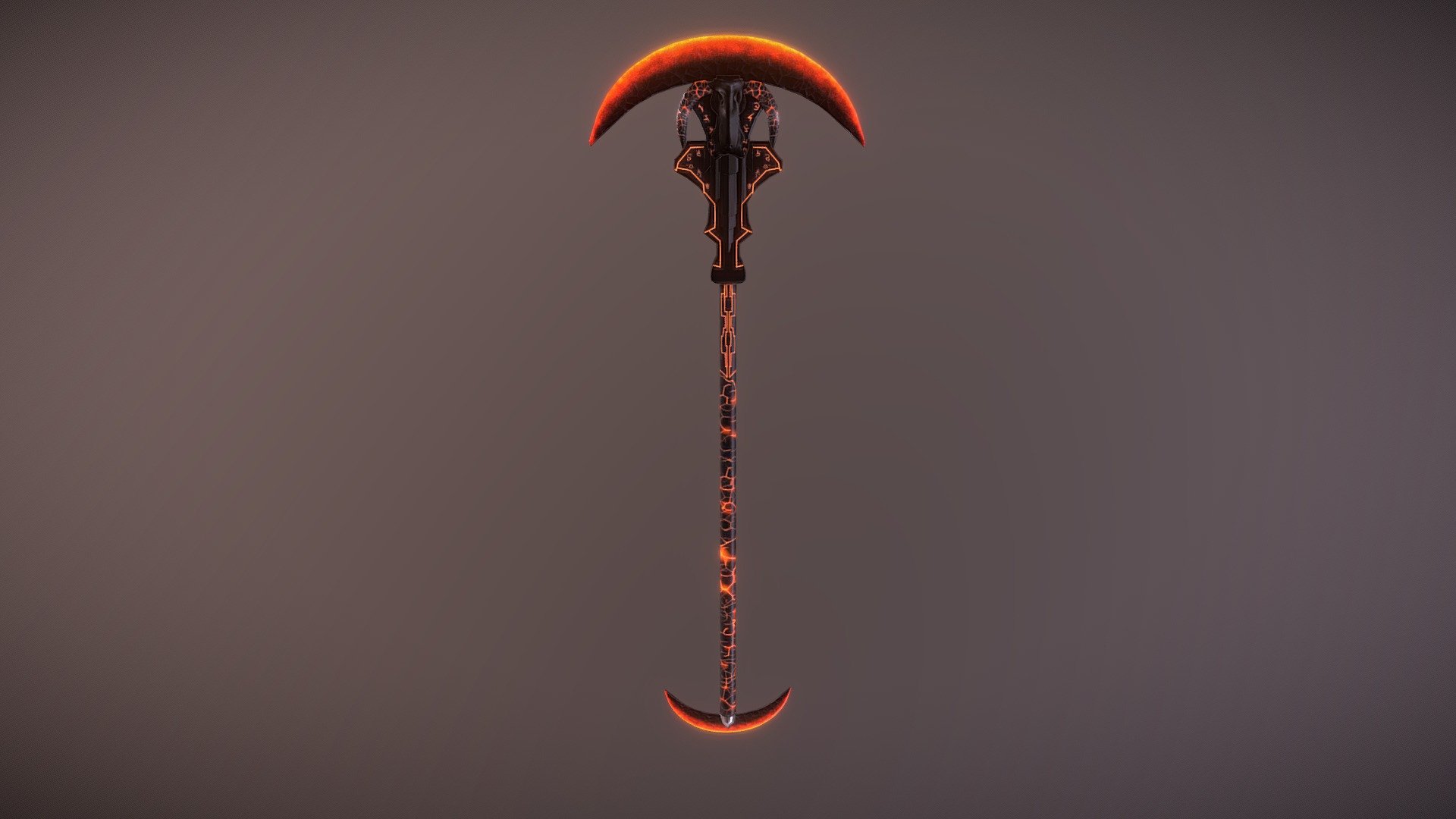 Infernal Crescent Axe - Download Free 3D model by GarrettBaker [55d2f84 ...