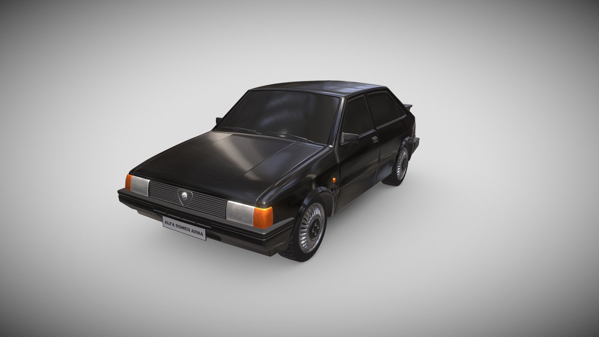 Alfa Romeo Arna 1983 Free 3D Model - Download Free 3D model by Arousha ...