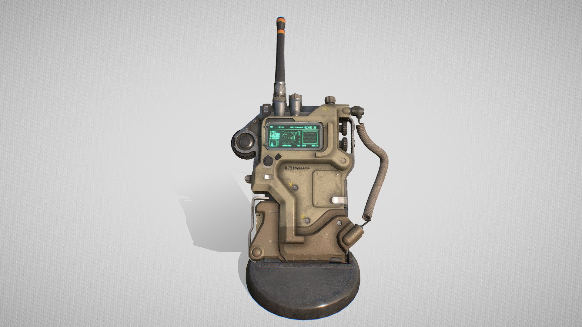 Radio device - 3D model by Ivan_Mysuchenko (@willowokhame) [55d3b06 ...