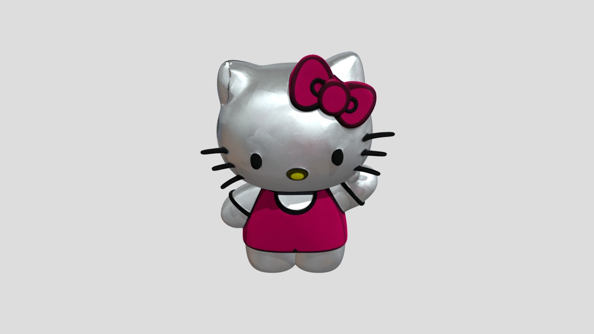 Hello Kitty - 3D model by diiiiooo [55d4787] - Sketchfab