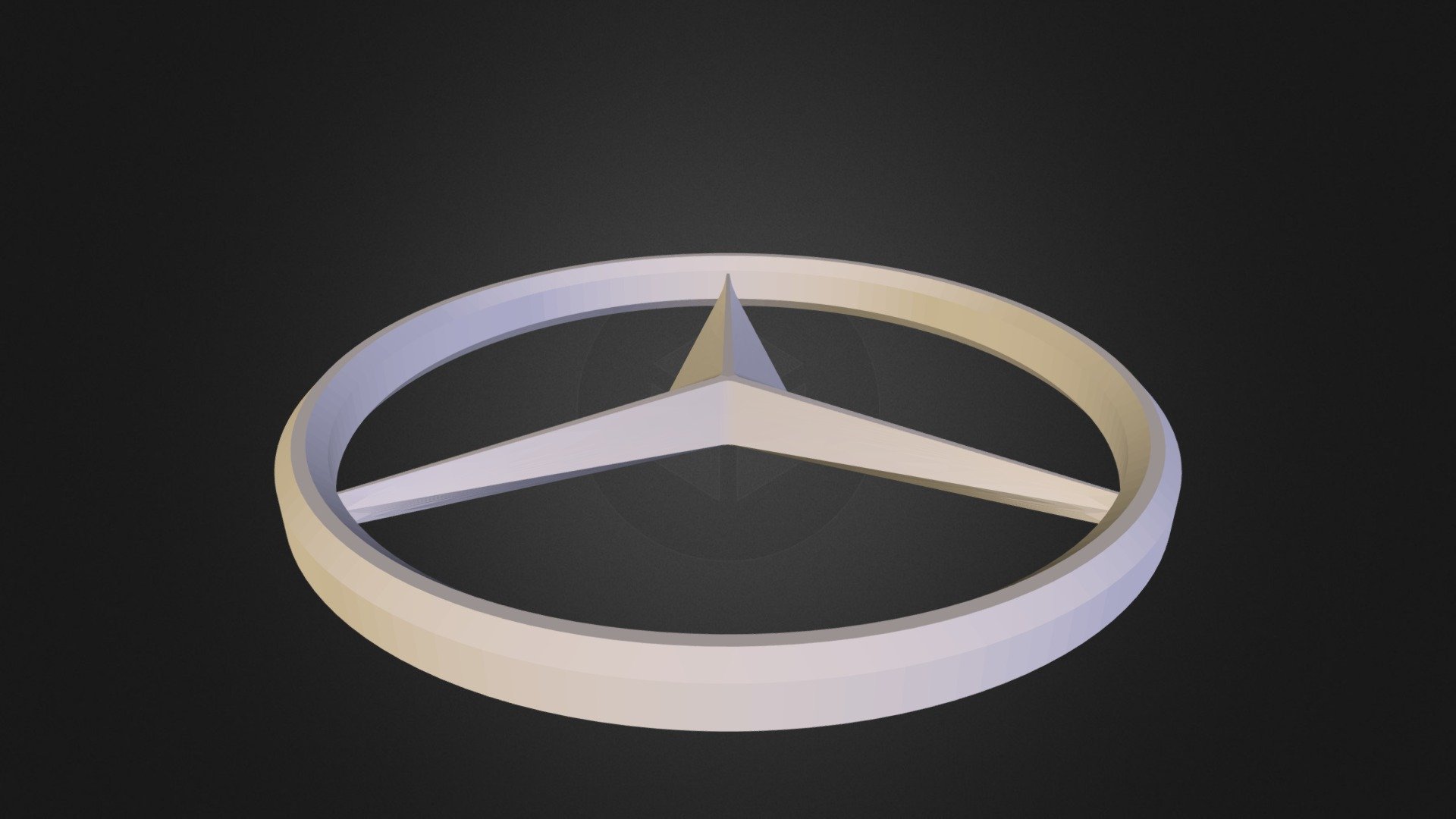 original mercedes logo.stl - 3D model by oraltosun [55d4c8c] - Sketchfab