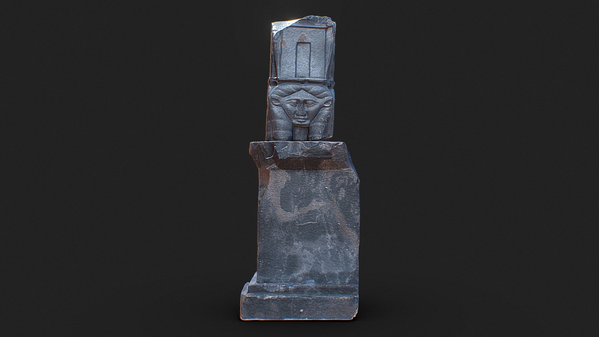 Ancient Egyptian base with Hathor Capital - 3D model by EgyptCHSTeam ...
