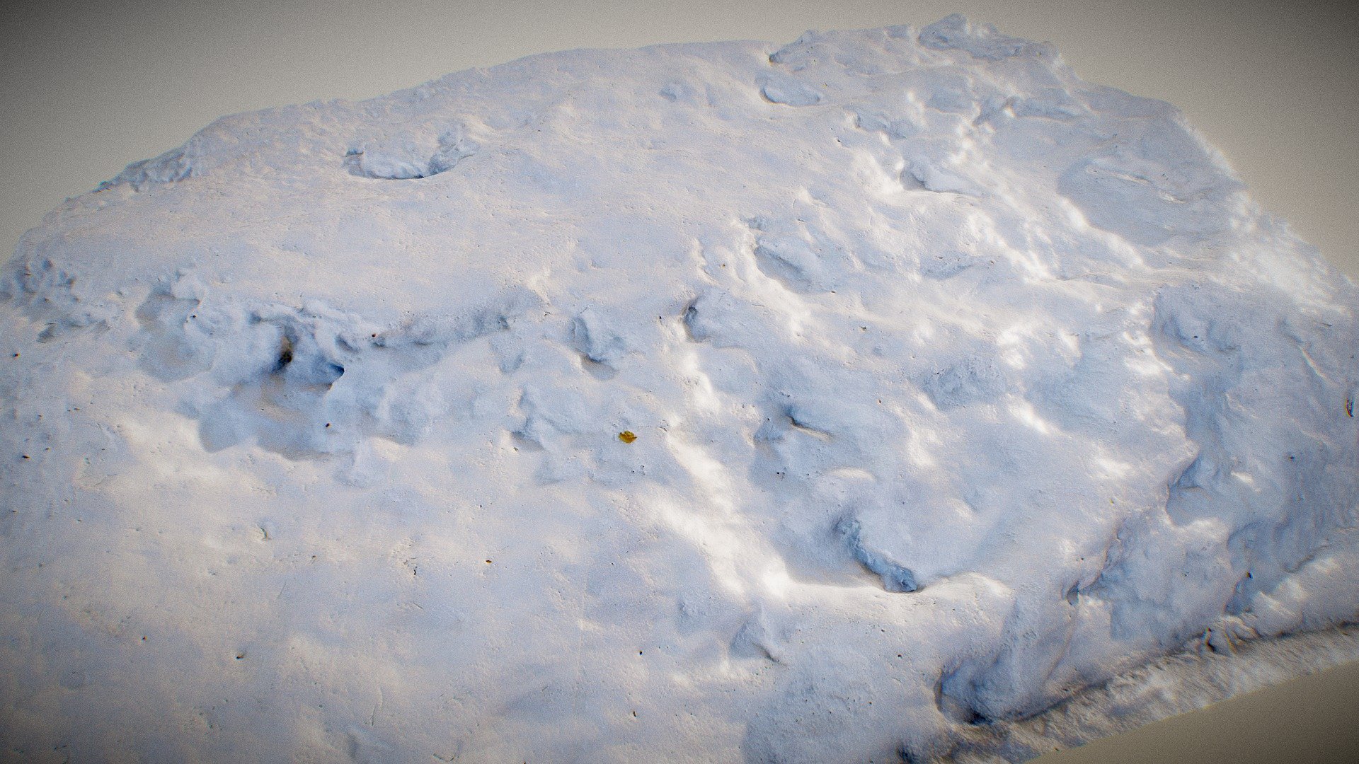 Pile of Snow - Photogrammetry - 3D model by nuFF3 [55d5bee] - Sketchfab