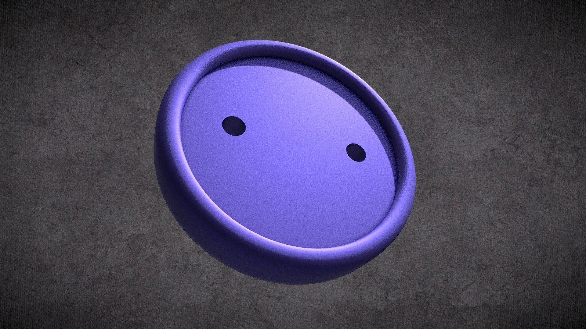 Purple Button - By Velivian Fesothe - Download Free 3D model by ...