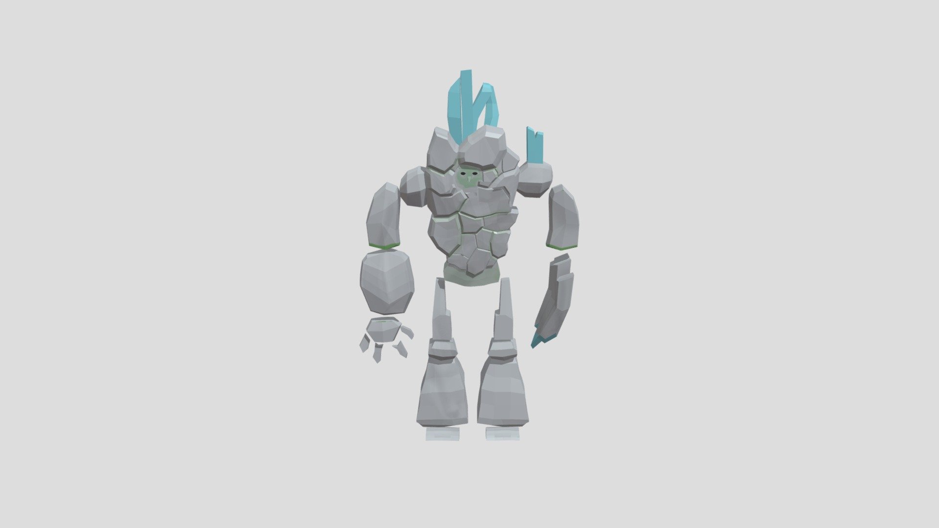 Stone Golem - 3D model by DoubelFace [55d98fb] - Sketchfab