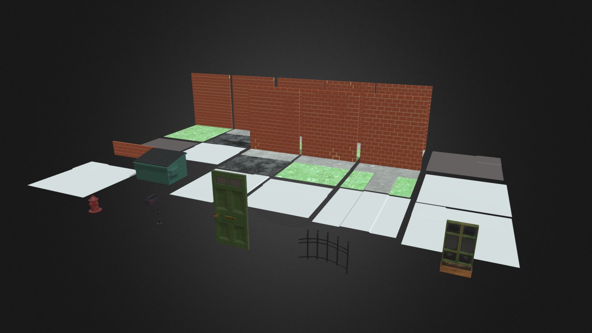Modular props - 3D model by maxwelle1023 [55dd6e5] - Sketchfab