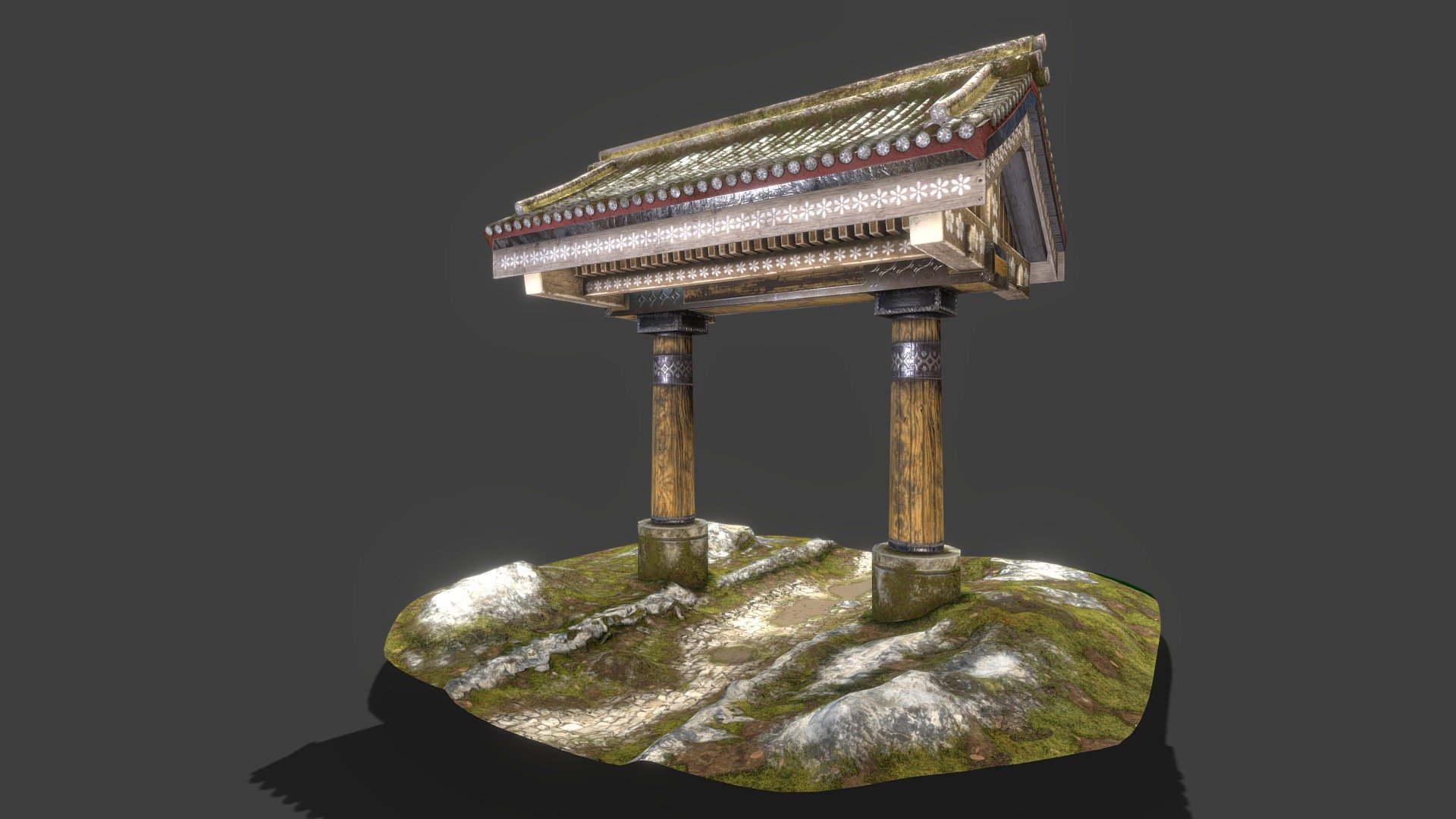 Tori Gate - 3D model by muneeebrehman41 [55ddfbd] - Sketchfab