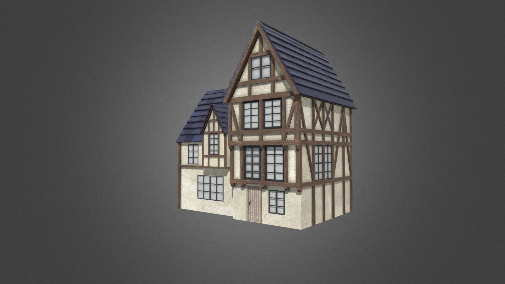 Medieval Half Timbered House - Download Free 3D model by digital_lance ...