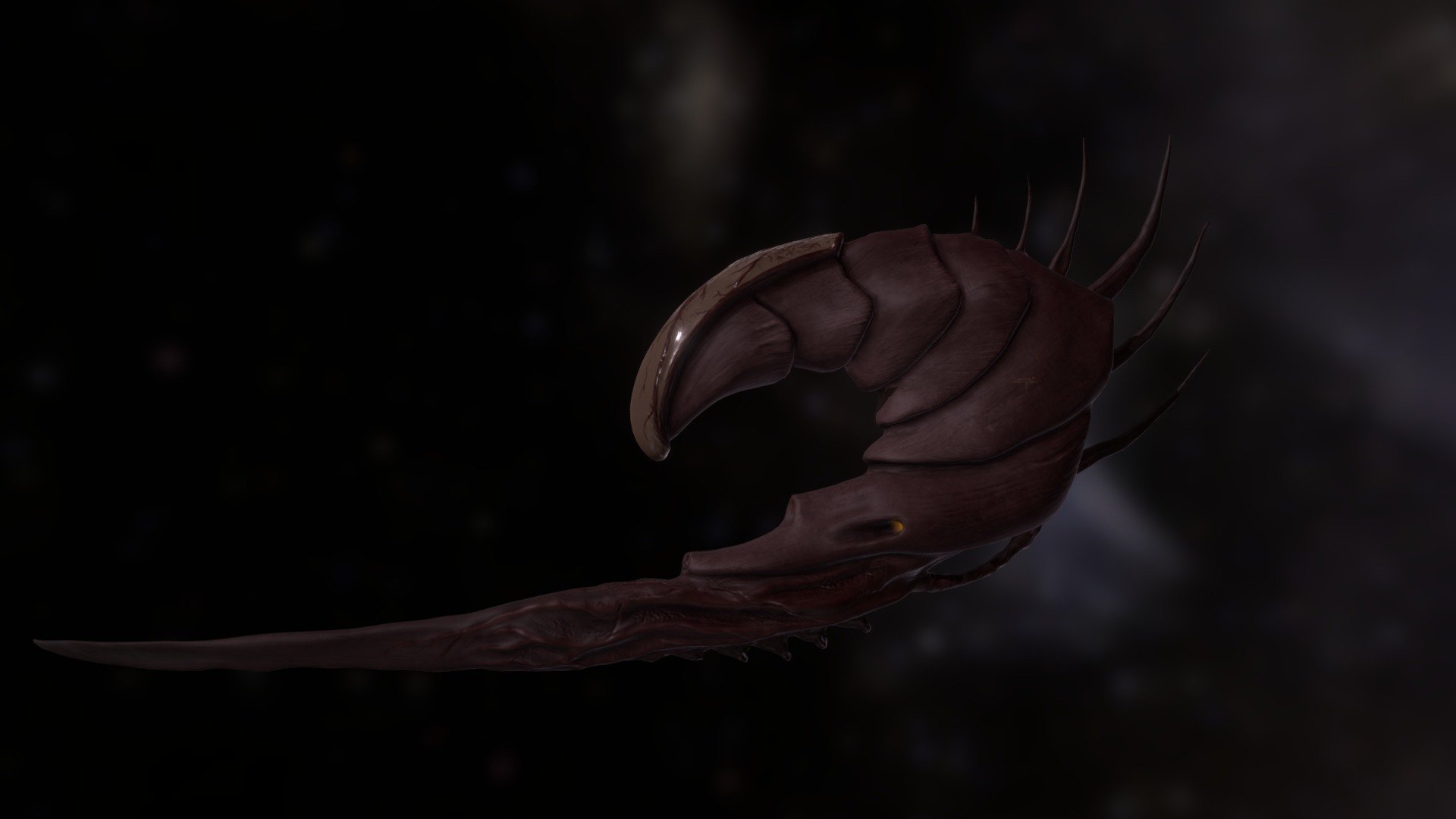 Organic Alien Ship - 3D model by Crypticguy [55df025] - Sketchfab