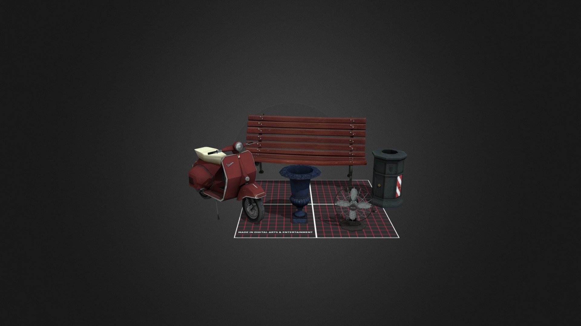 1DAE23 Vandendriessche Nicolas Props Scene - 3D model by Nicolas ...