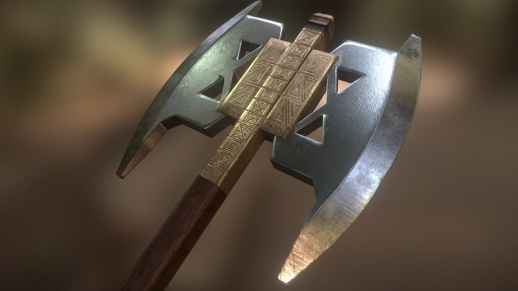 Gimli Axe [LOTR] - 3D model by DemIsaK [55dff08] - Sketchfab