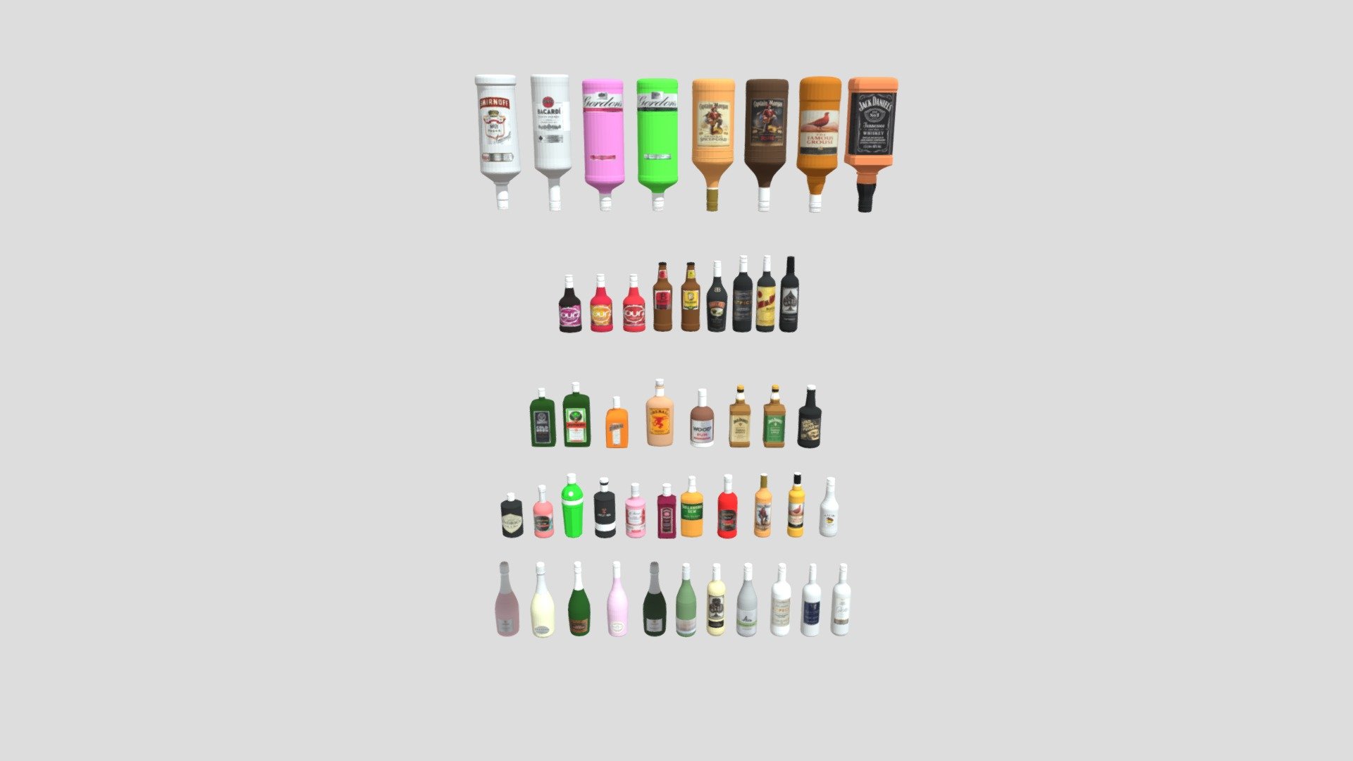 Alcohol - 3D model by jvalentine [55e193c] - Sketchfab