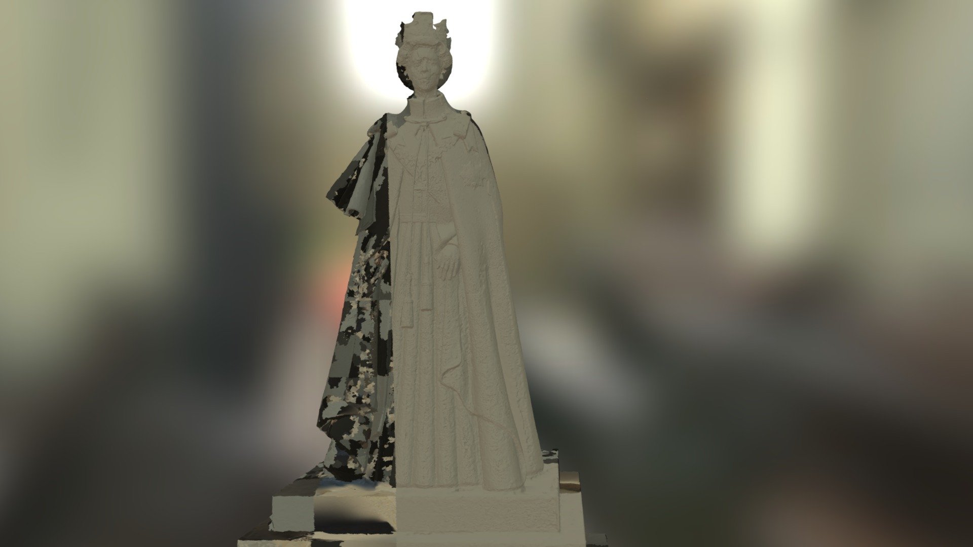 Queen Elizabeth - 3D model by public-art.uk [55e2bca] - Sketchfab