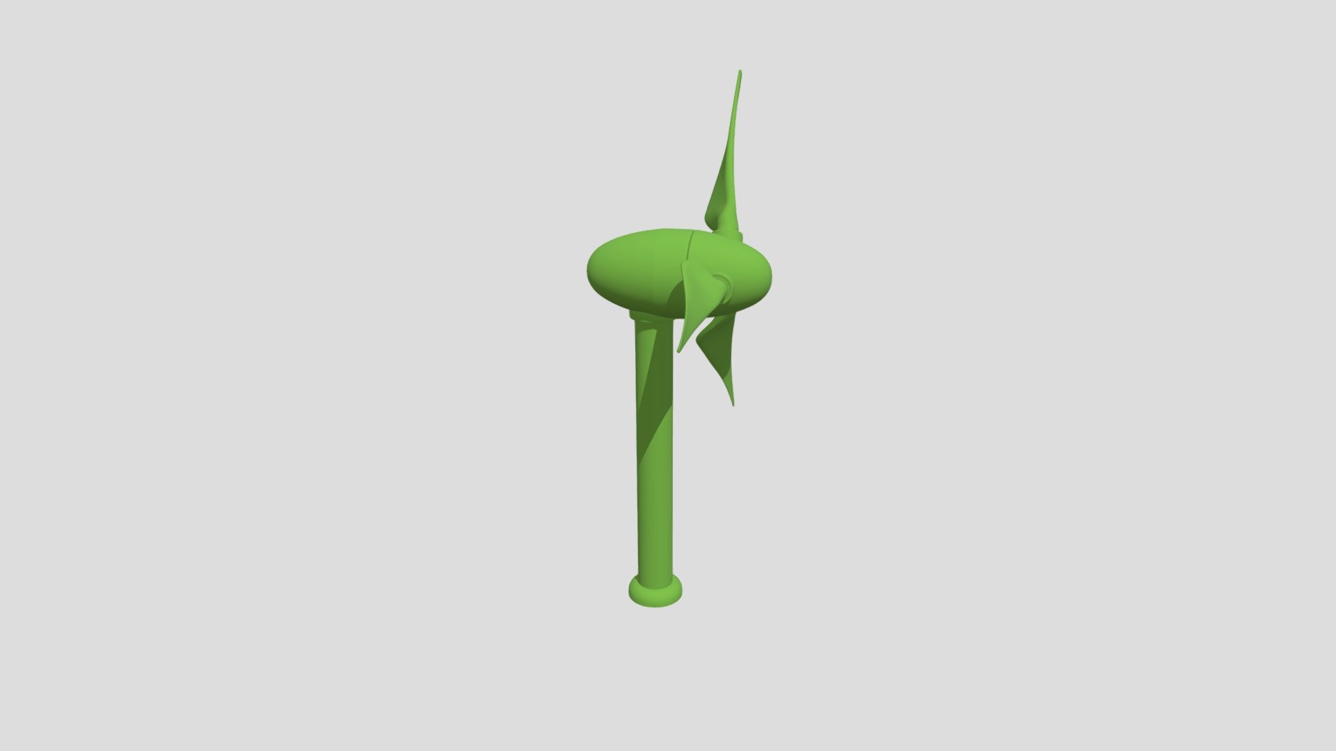 wind turbine solo for STL - 3D model by jamiejyk [55e7a35] - Sketchfab