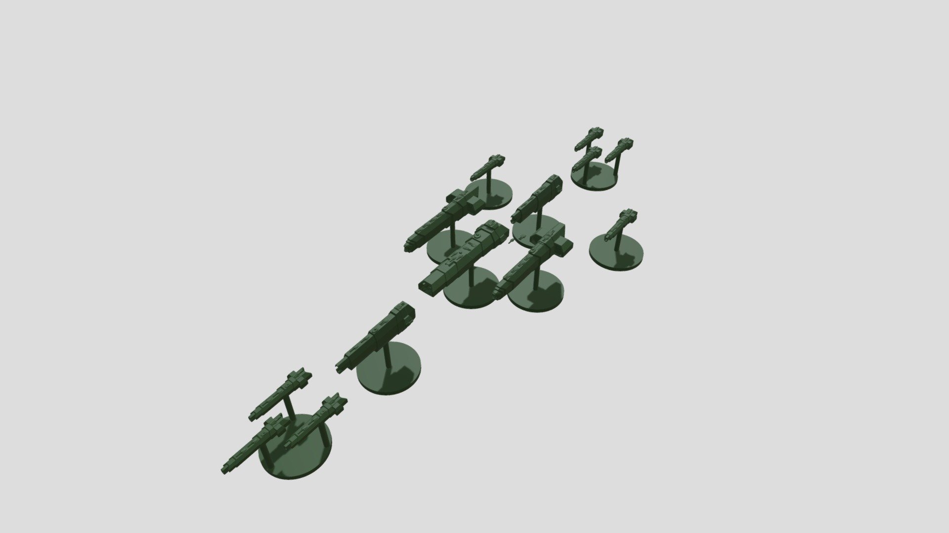 mini spaceship wargaming pieces - 3D model by 3dtankfactory [55e875c ...