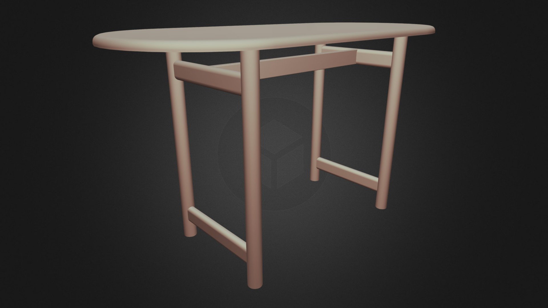 Oval Dining Table - Buy Royalty Free 3D model by MR.AnyCAD (@MRAnyCAD ...