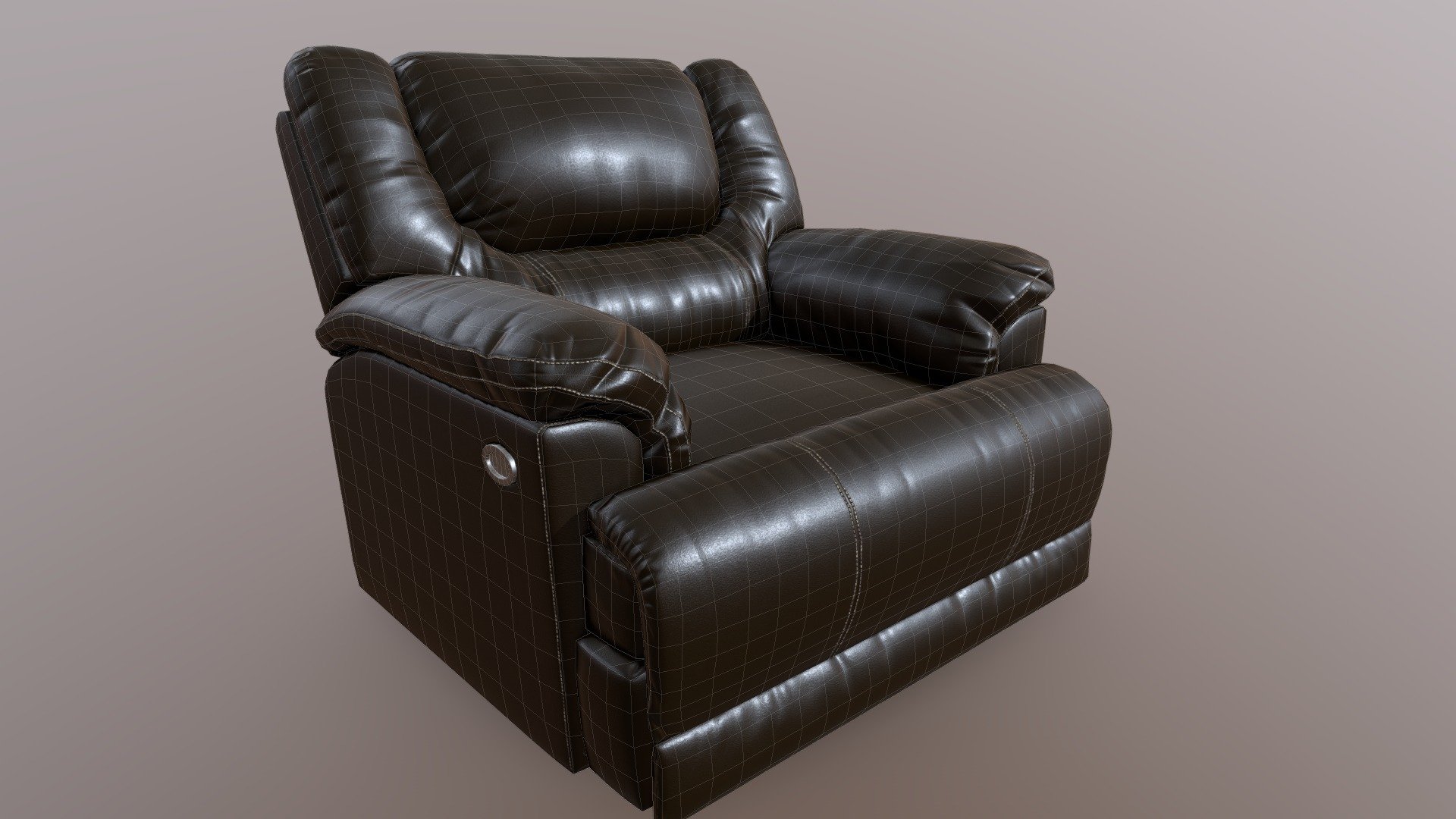 Recliner Chair - 3D model by jerrytjijo [55eb4fd] - Sketchfab
