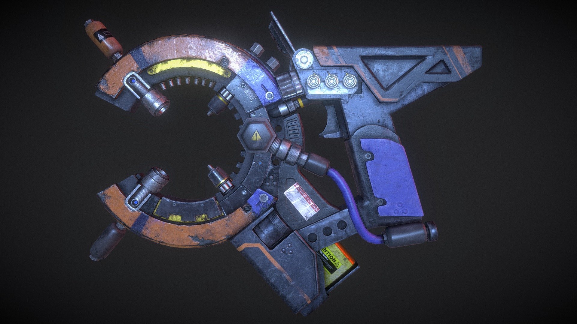 Collapse Gun - 3D model by Alicja.Grutkowska [55ed32e] - Sketchfab