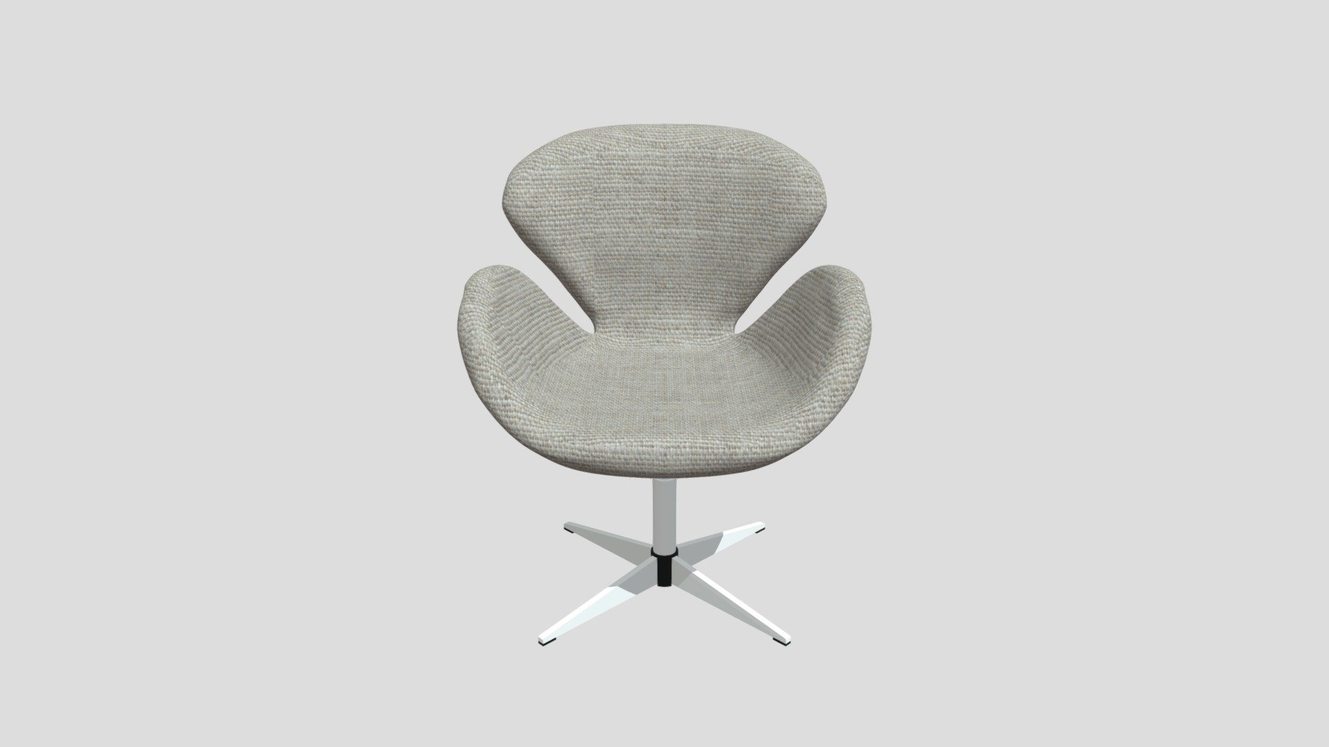 Swan Chair - 3D model by Gfdesign (@frkngokacan2002) [55ed6ad] - Sketchfab