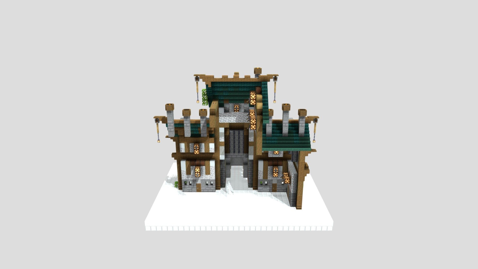 GateHouse - 3D model by soooji [55eda2b] - Sketchfab