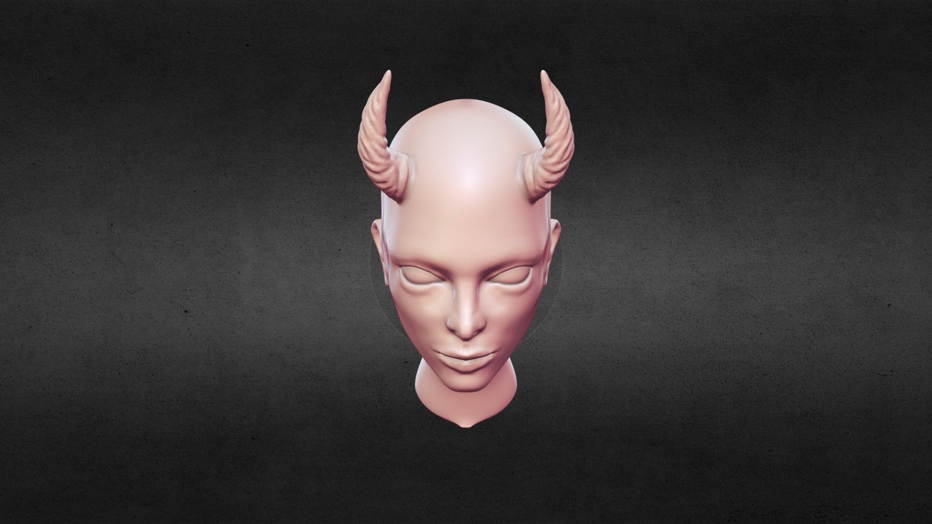 Demon Girl Head Sculpt Practice - Download Free 3D model by Marco ...