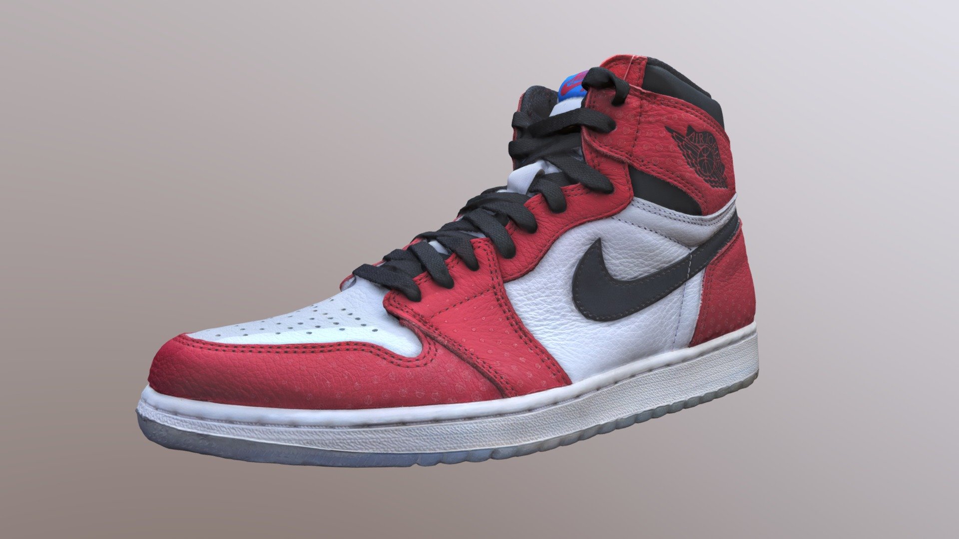 Nike Air Jordan 1 Origin Story - 3D model by carlos.mov [55efc17 ...