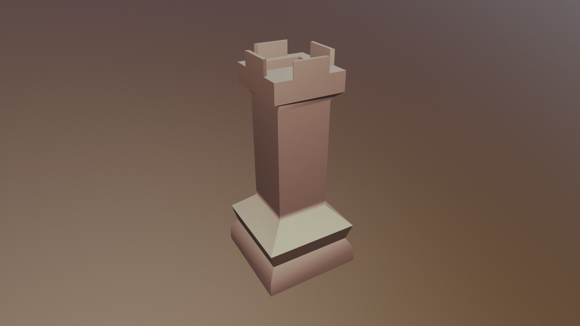 A Low Poly Rook - 3D model by Kim Nybo Andersen (@shadewolfdk) [55f0e39 ...