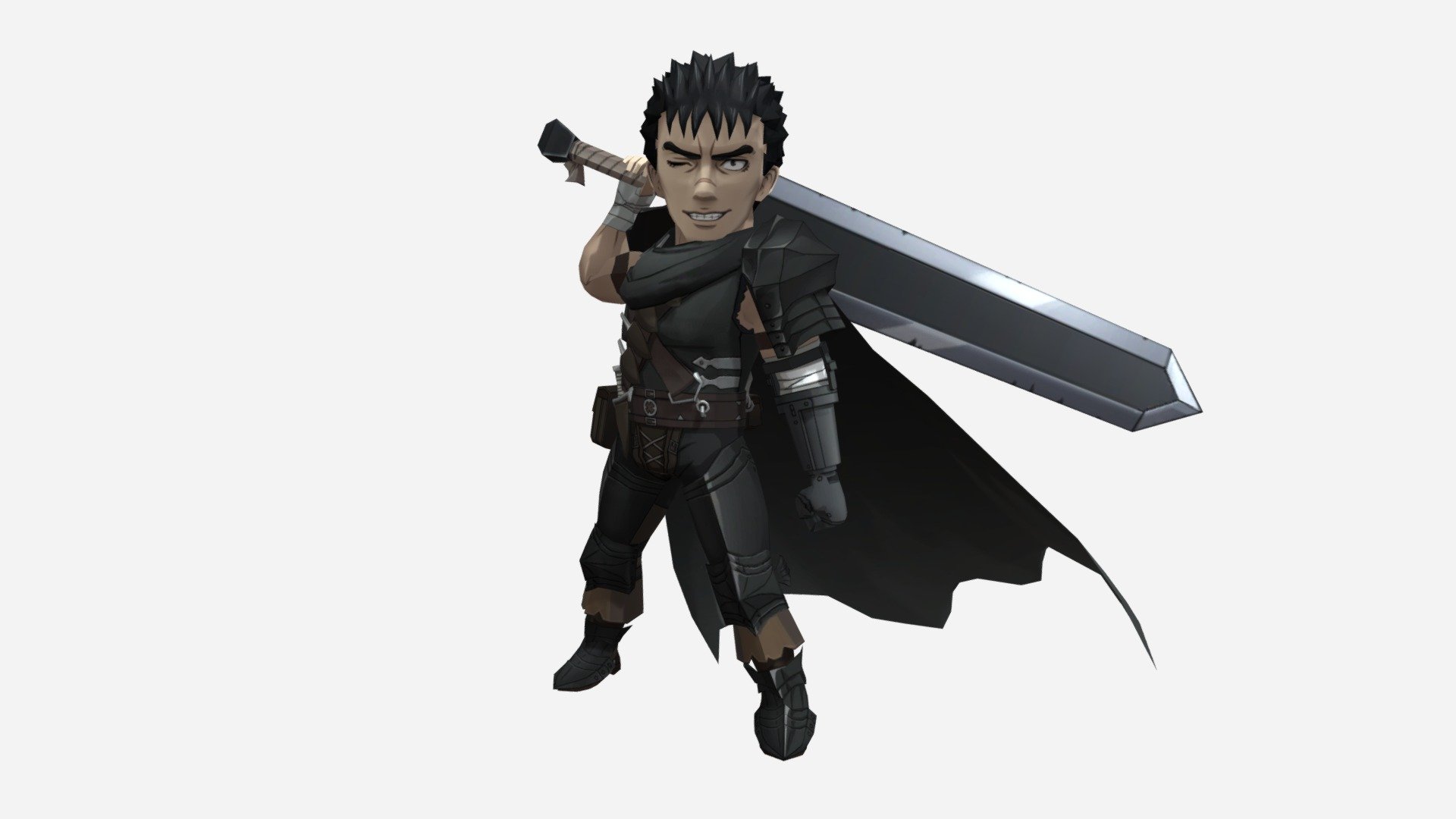 Berserk: Gutz SD - 3D model by RaulV2 [55f1a20] - Sketchfab