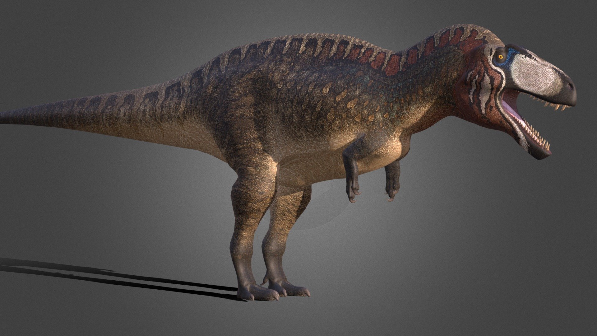 EOT Acrocanthosaurus - Download Free 3D model by Gigan_FK ...
