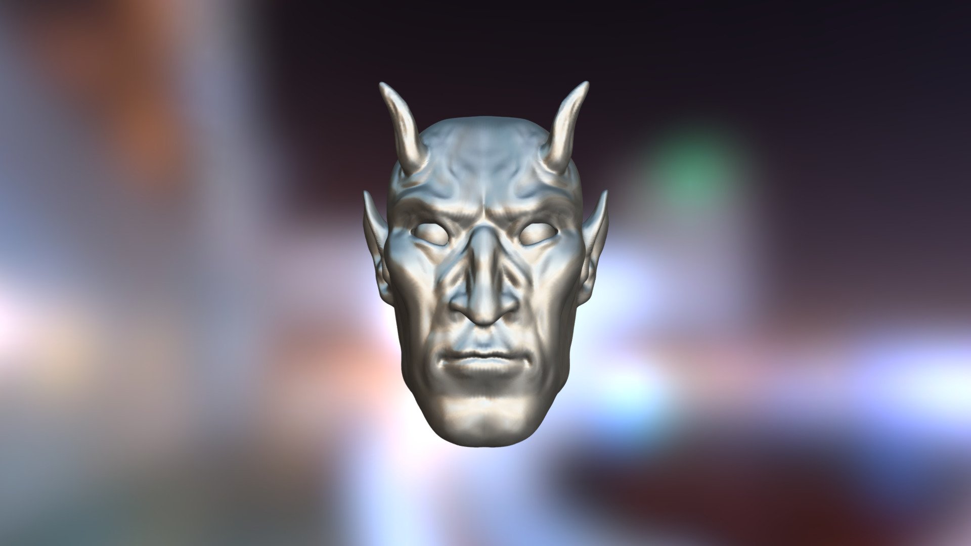 Demon Head - 3D model by Stefany (@Stegalu) [55f2ad6] - Sketchfab
